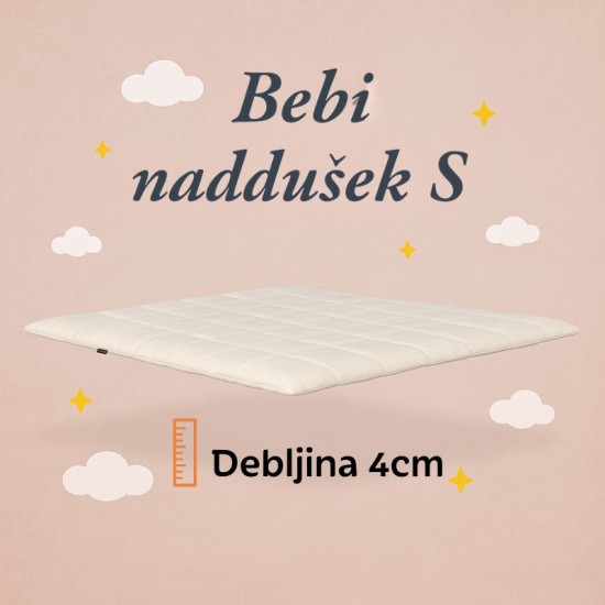 Bebi naddušek S – Dodatna udobnost i zaštita za dečiji dušek
Bebi naddušek S – Dodatna udobnost i zaštita za dečiji dušek
Moguće opcije
Moj nalog
Newsletter