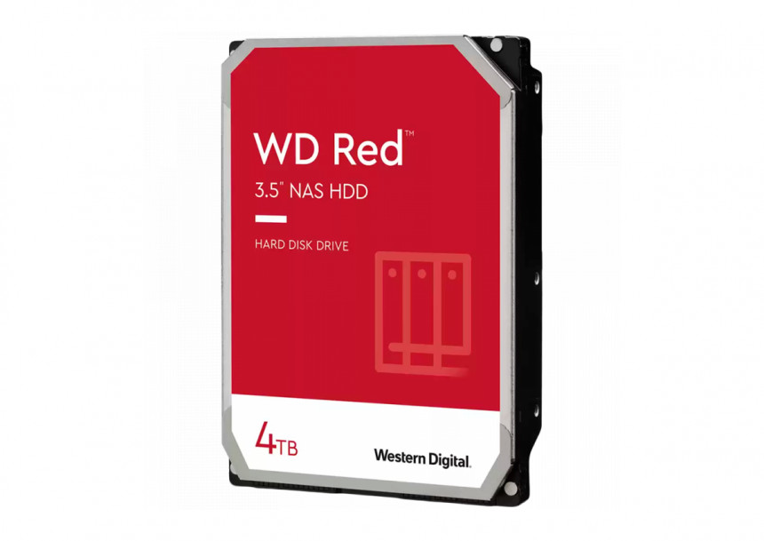 HDD Desktop WD Red (3.5'', 4TB, 256MB, 5400 RPM, SATA 6 Gb/s)