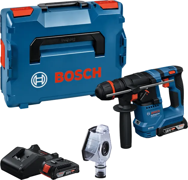 Bosch Akumulatorski elektro-pneumatski čekić / bušilica GBH 18V-18 X, 2x2.0Ah + punjač u L-BOXX koferu 0611927101