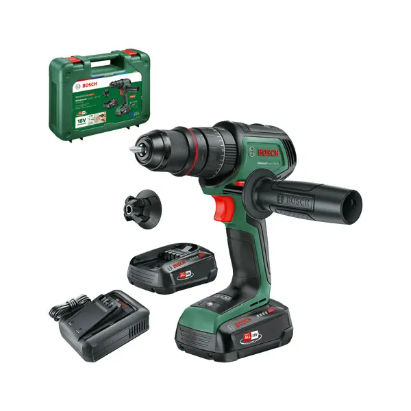 Bosch Akumulatorska vibraciona bušilica AdvancedImpact 18V-80 QuickSnap, 2x2.5Ah Kofer 06039E2102