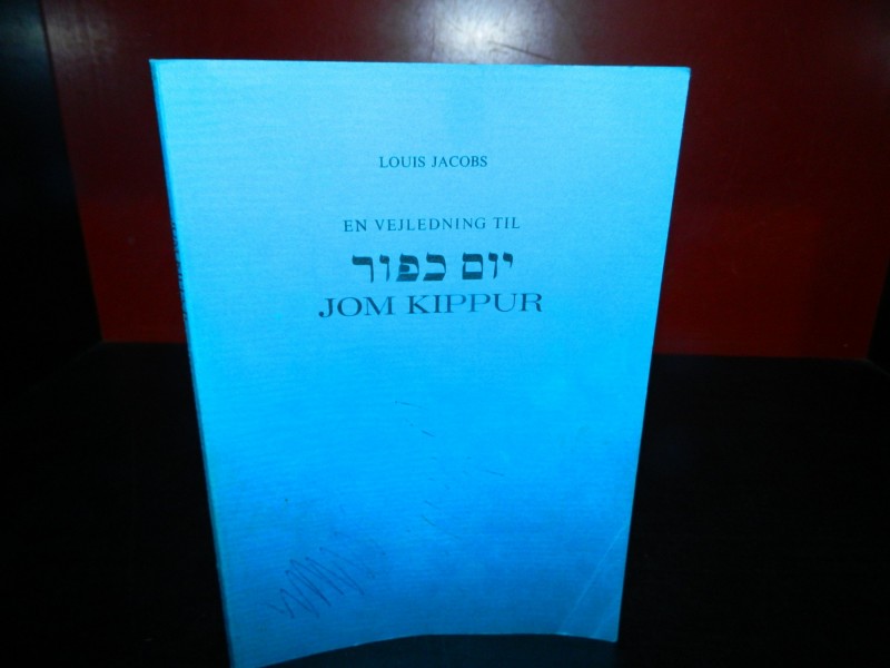 Louis Jacobs, Jom Kippur