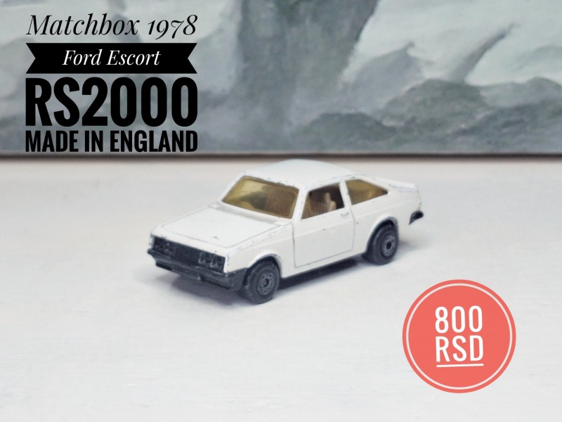 Matchbox 1:64 Ford Escort made in England 1978