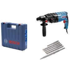 BOSCH plavi alat GBH 240 bušilica za beton SDS-Plus + 6-delni set burgija u koferu, 790W, 0611272102