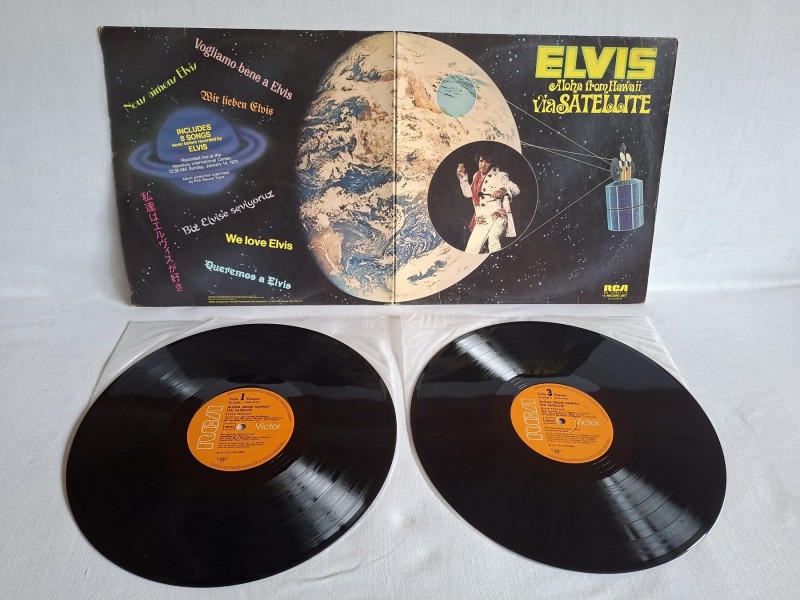 ELVIS PRESLEY! NEMAČKO! DUPLI LIVE LP IZ 1973.! 5,4!