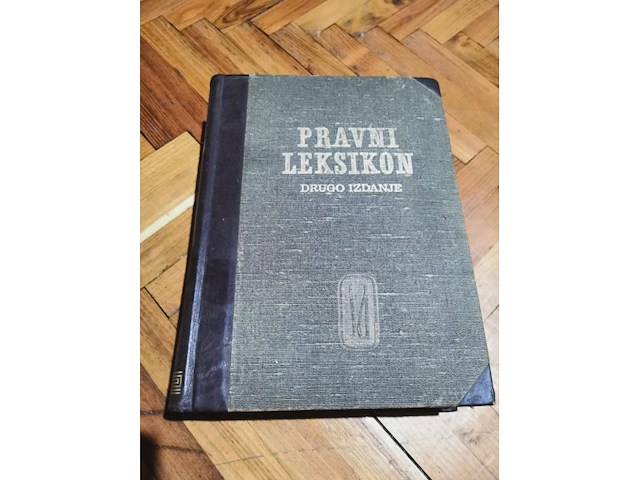 knjiga - Pravni leksikon