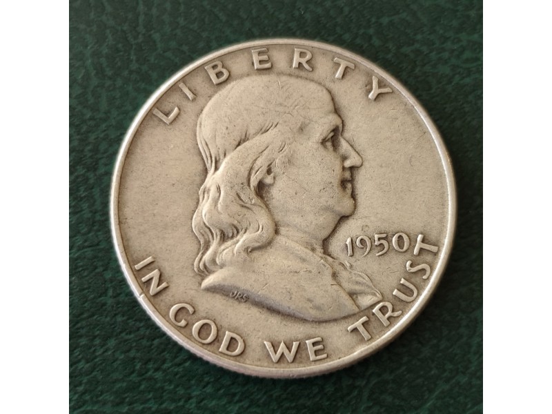 USA HALF DOLLAR 1950 srebro