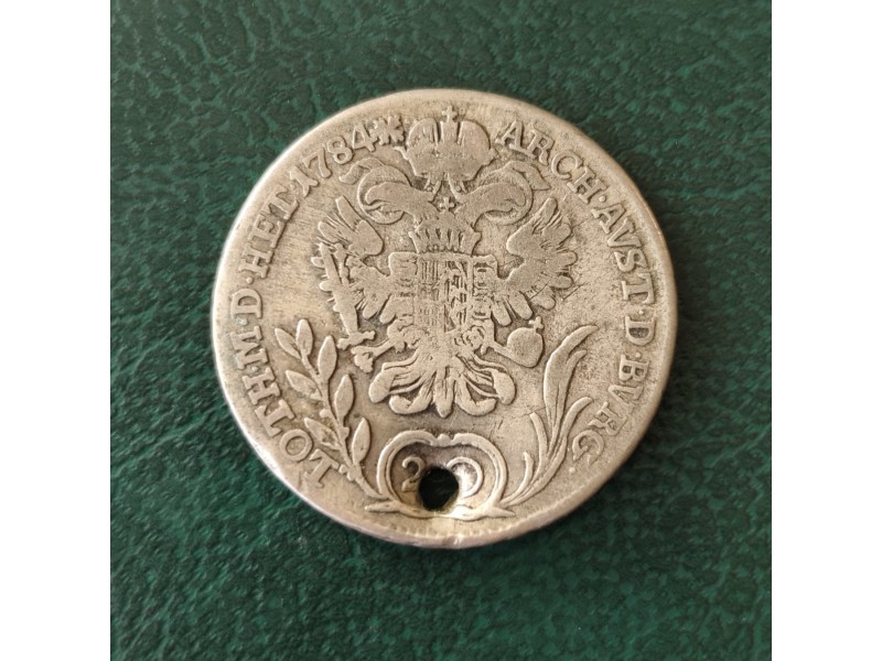 20 KREUZER 1784 srebro