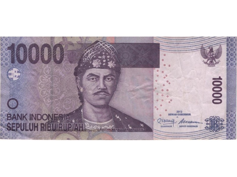 ** INDONEZIJA - 10.000 RUPIJA 2012. **