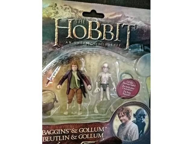 Bilbo Baggins &; Gollum po 7 cm - The Hobbit Movies
