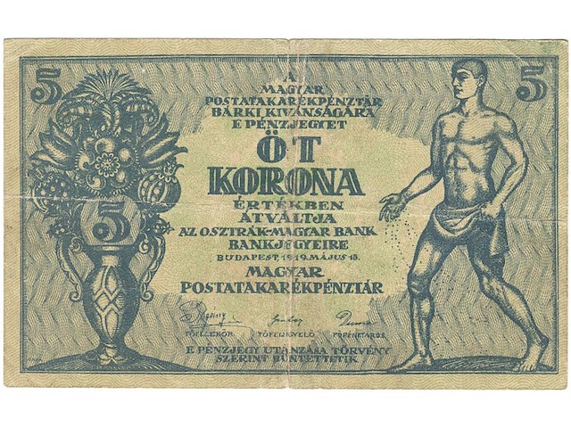 5 Korona 1919.