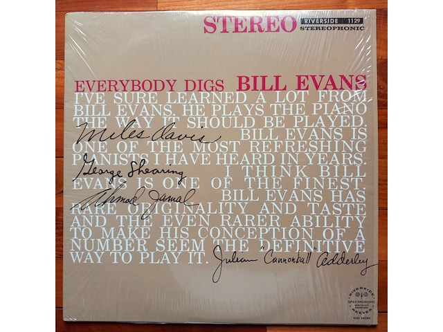 Bill Evans Trio - Everybody Digs Bill Evans