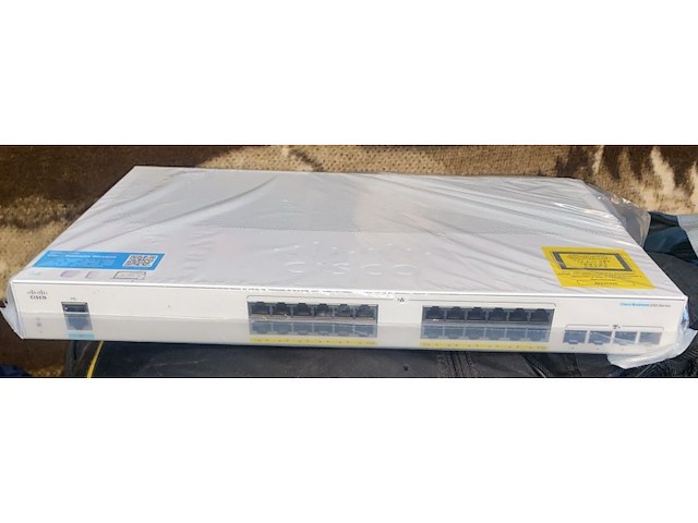 Cisco industrijski gigabitni POE switch CBS250-24P-4X