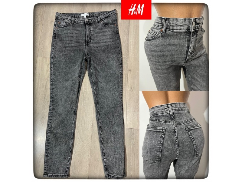 H&M dublje farmerke L, kao nove