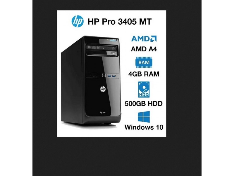 HP Pro 3405 mt AMD 3200,4 GB 500 HDD