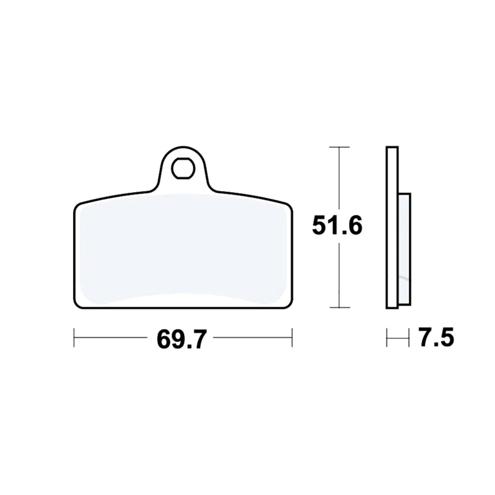 TRW MCB780 Disk pločice za motocikle ( ORGANIC )