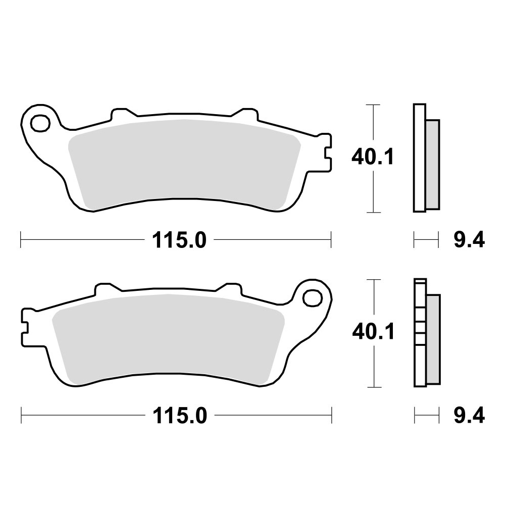 TRW MCB693 Disk pločice za motocikle ( ORGANIC )