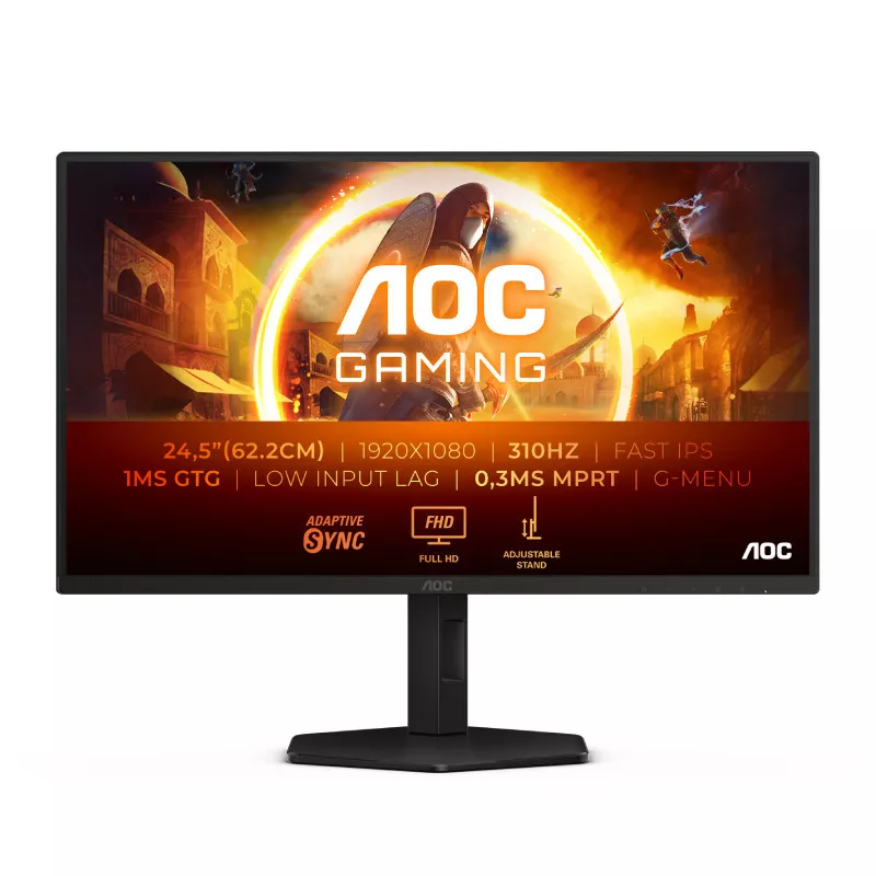 AOC 24.5 inča 25G4SXU FHD 1920×1080 Fast IPS 310 Hz G-Sync gaming monitor
