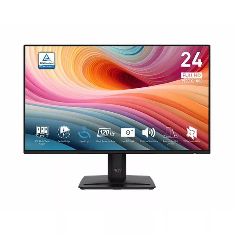 Monitor 24 MSI PRO MP242A E2 IPS FHD,120Hz,1ms,HDMI,DP,VGA