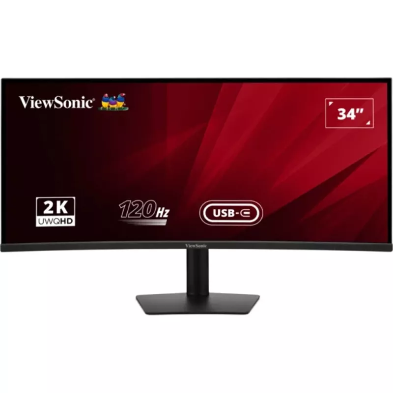 Monitor 34 Viewsonic VA3420C 3440×1440/UWQHD/IPS/21:9/1ms/120Hz/2xHDMI/DP/3xUSB/USB-C/zvučnic/curved