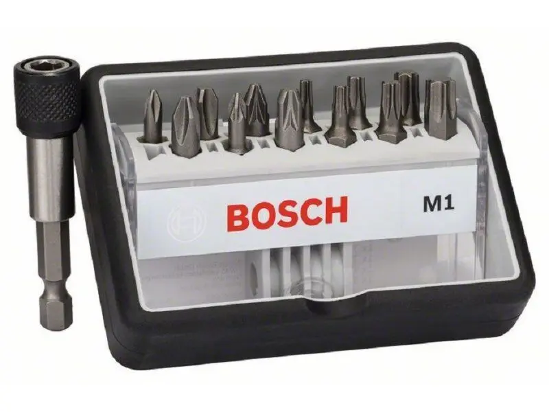 Bosch Set bitova odvrtača Robust Line 2607002563, M, Ekstra tvrdi, 25 mm, 13 delova