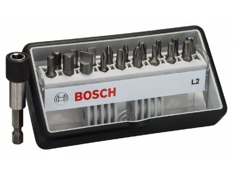 Bosch Set bitova odvrtača Robust Line 2607002568, L, Ekstra tvrdi, 25 mm, 19 delova