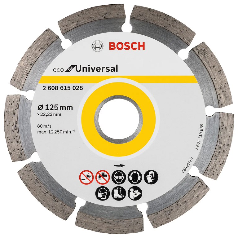 Bosch Dijamantska rezna ploča ECO For Universal 2608615041, 125x22.23x2.0x6