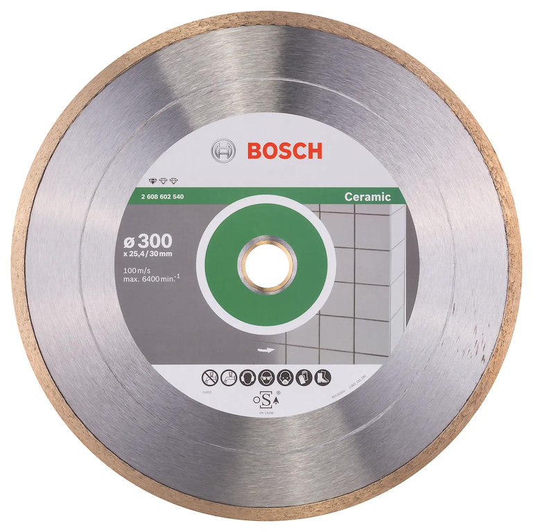 Bosch Dijamantska rezna ploča Standard for Ceramic 2608602540, 300 x 30+25.40 x 2 x 7 mm