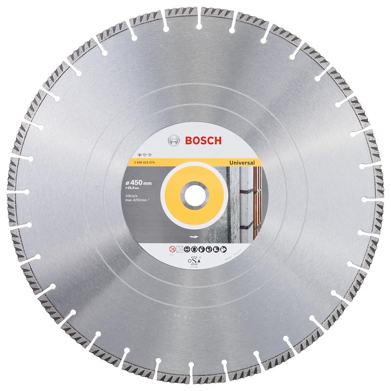 Bosch Dijamantska rezna ploča Standard for Universal 450x25,4 2608615074, 450x25.4x3.6x10mm