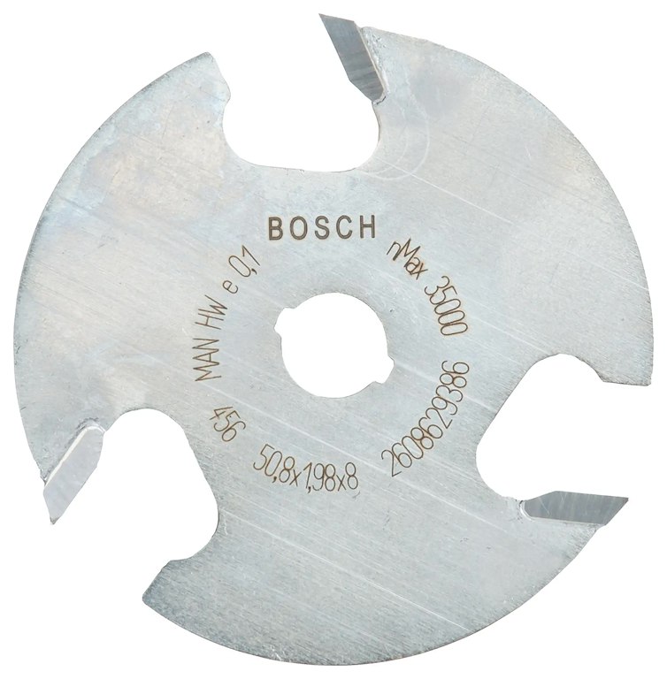 Bosch Pločasto glodalo za žlebove 2608629386, 8 mm, D1 50,8 mm, L 2 mm, G 8 mm