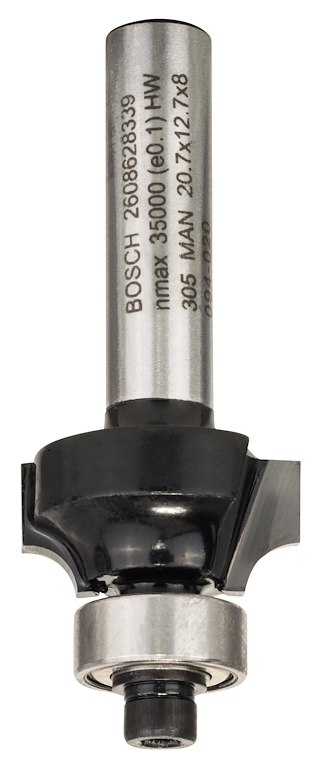 Bosch Glodala za zaobljavanje 2608628339, 8 mm, R1 4 mm, L 10,5 mm, G 53 mm