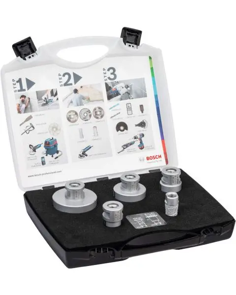 Bosch 5 delni set dijam.kruna+dijam.glodalo 2608576669