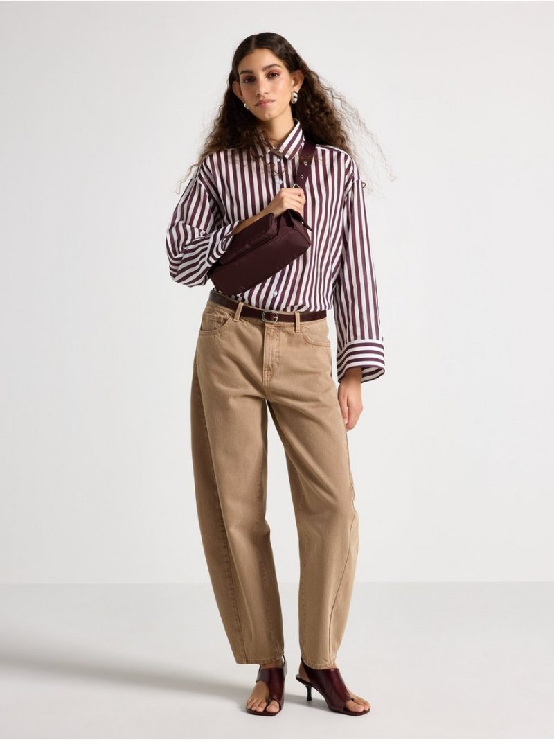 Pantalone – BARREL trousers with ankle length