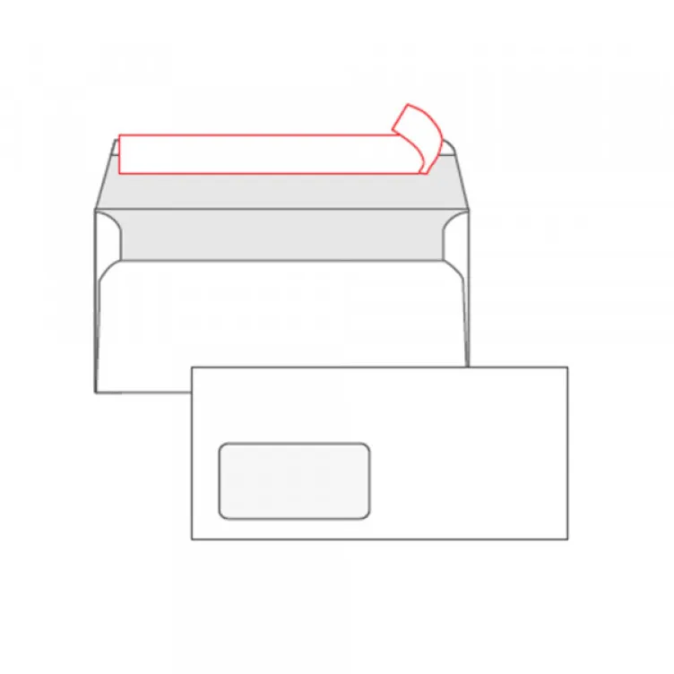 Koverta ameriken LP 11x23 (1/1000)
