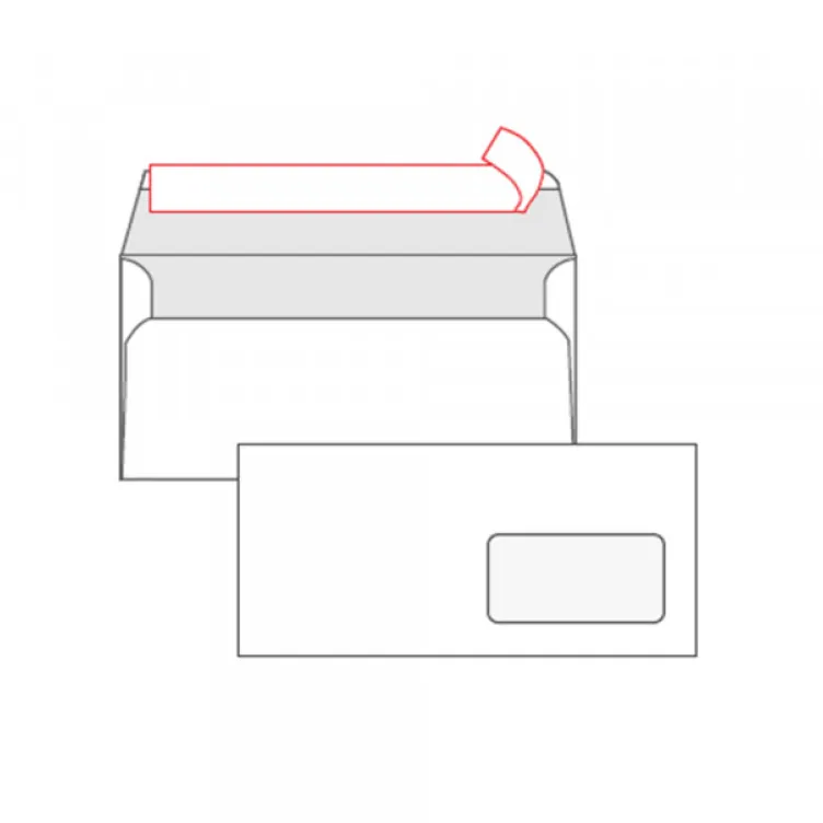 Koverta ameriken DP 11x23 (1/1000)