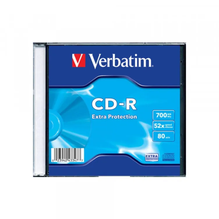 CD-R 1/1 Slim Case Verbatim 43347