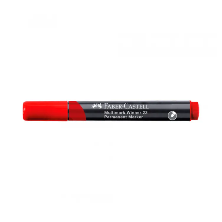 Permanent Marker Faber Castell Winner crveni obli 453323