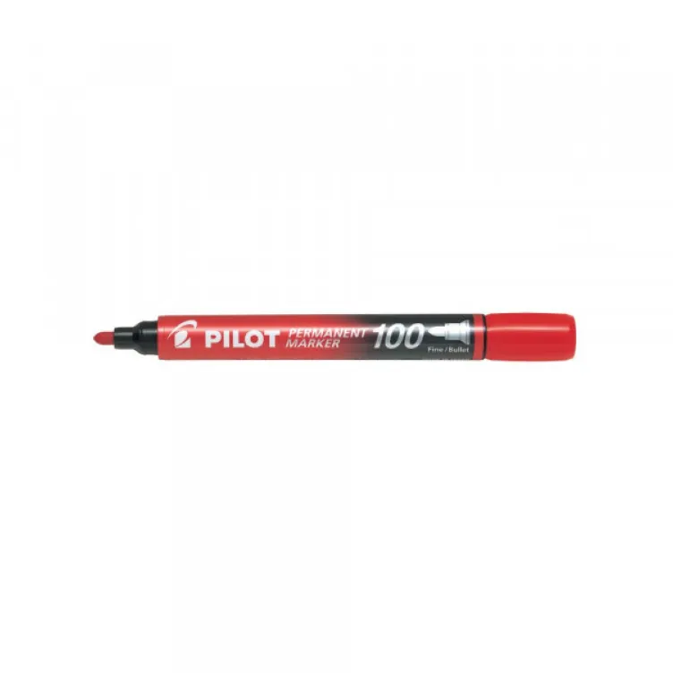Permanent Marker PILOT crveni obli vrh SCA-100-Rl 511103