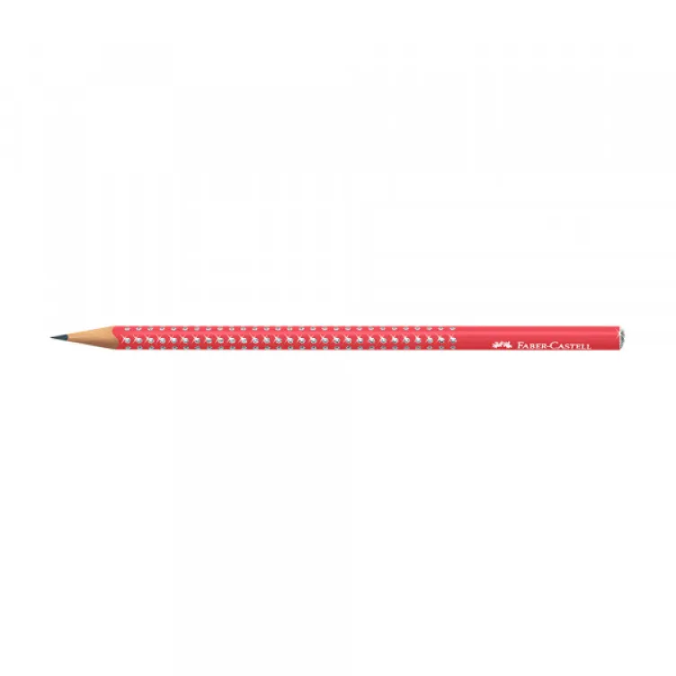 Grafitna olovka Faber Castel GRIP HB Sparkle candy cane red 118240