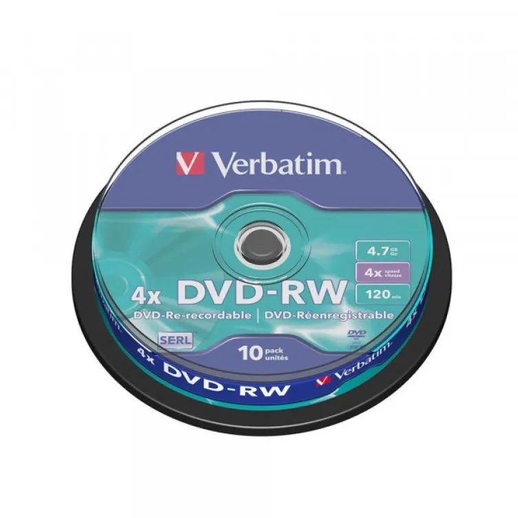 DVD-RW VERBATIM spindle 1/10