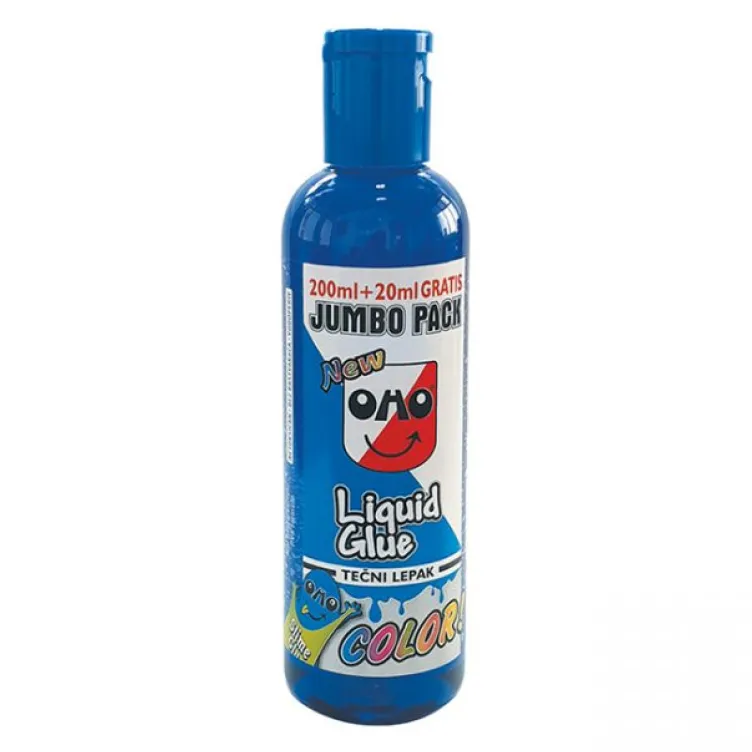 Lepak OHO 200ml + 20ml tečni slime vodoperiv plavi