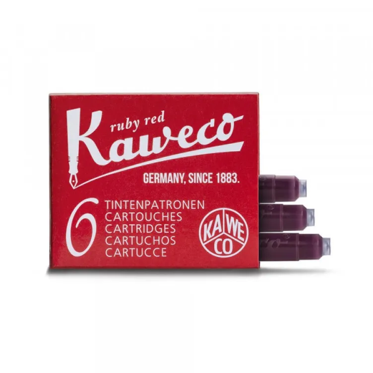 Patrone za naliv pero Kaweco 1/6 Ruby red