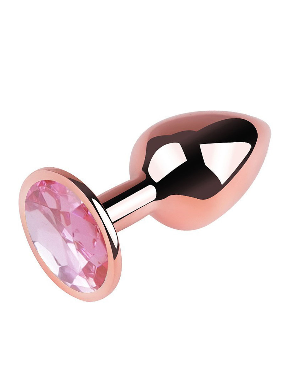 Diamond Rose Gold Butt Plug Large AT 1219