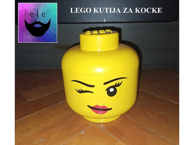 Lego kutija za kocke u obliku glave figure - TOP PONUDA