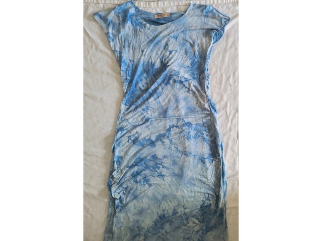 Duga plava haljina L