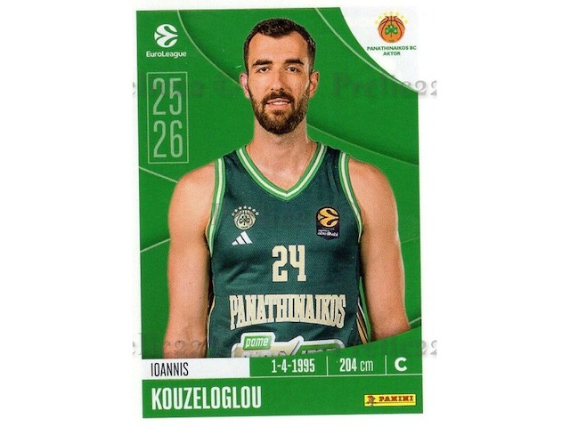 EuroLeague Euroliga 2025 - 26 broj 279 (čitaj opis)