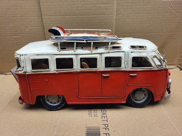 Metalni Auto-Surf Kombi Camper Van Metal Model