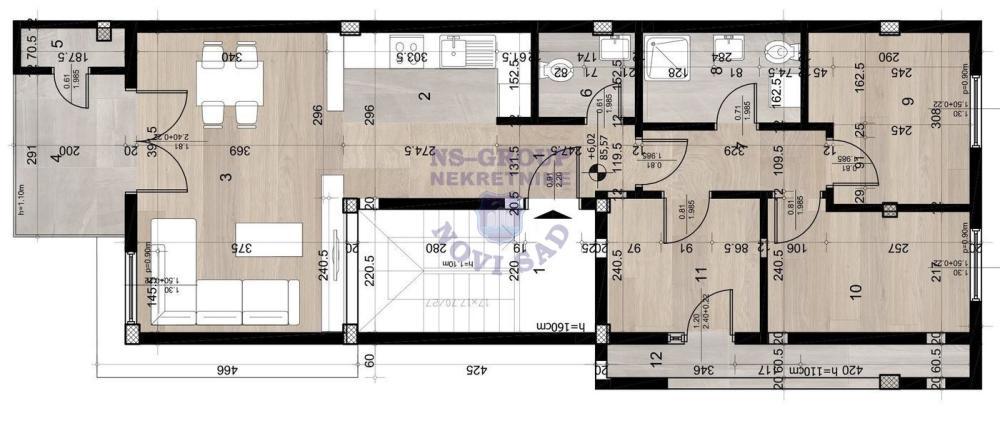 Troiposoban stan na prodaju, 75m2, 188.250€