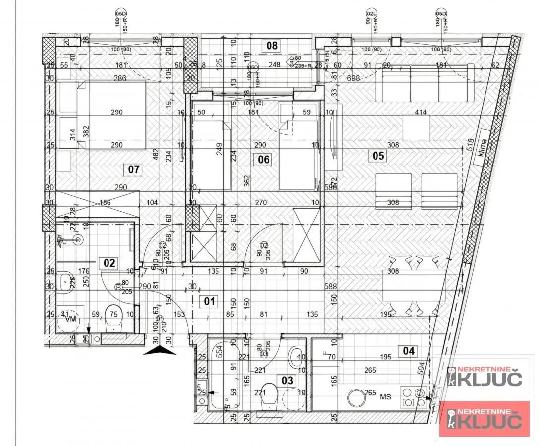Prodaja, trosoban stan, 65m², Detelinara, Novi Sad Sve Podlokacije