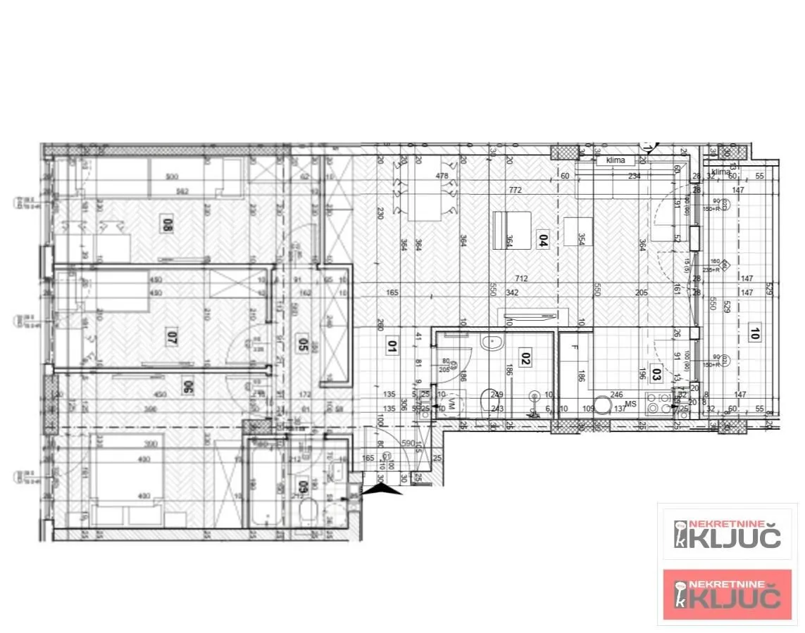 Prodaja, četvorosoban stan, 93m², Detelinara, Novi Sad Sve Podlokacije