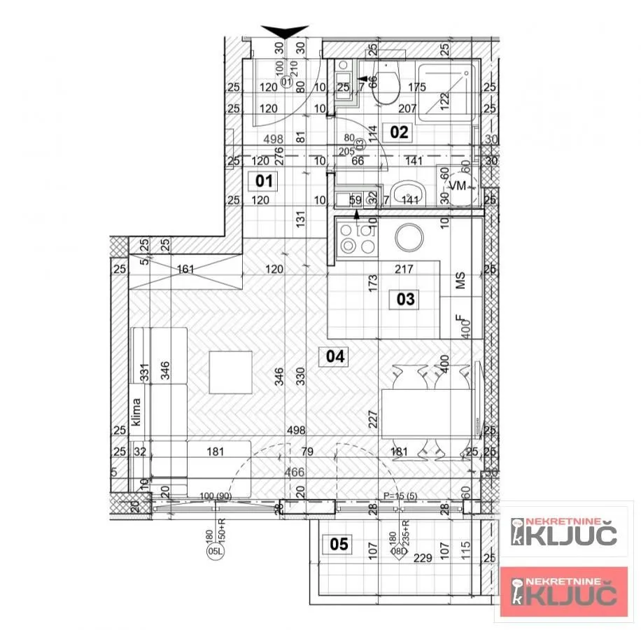 Prodaja, garsonjera, 28m², Detelinara, Novi Sad Sve Podlokacije